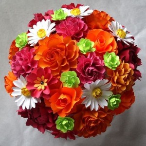 Upcycled Paper Flower Bouquets | Upcycle Art