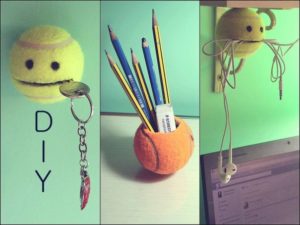 Tennis Ball Upcycled Crafts | Upcycle Art