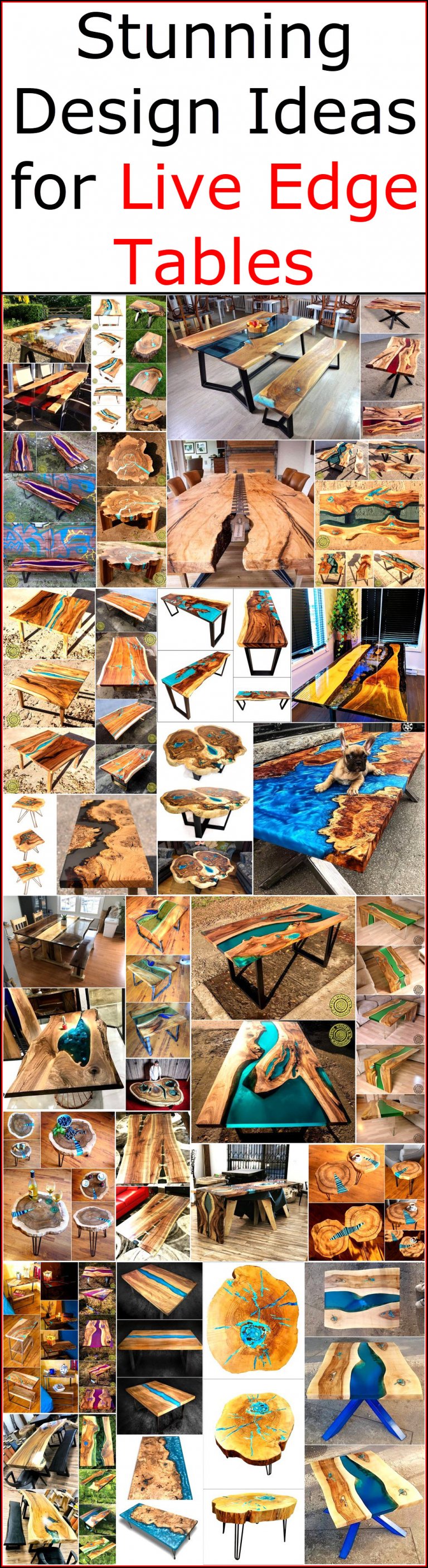 Stunning Design Ideas for Live Edge Tables | Upcycle Art