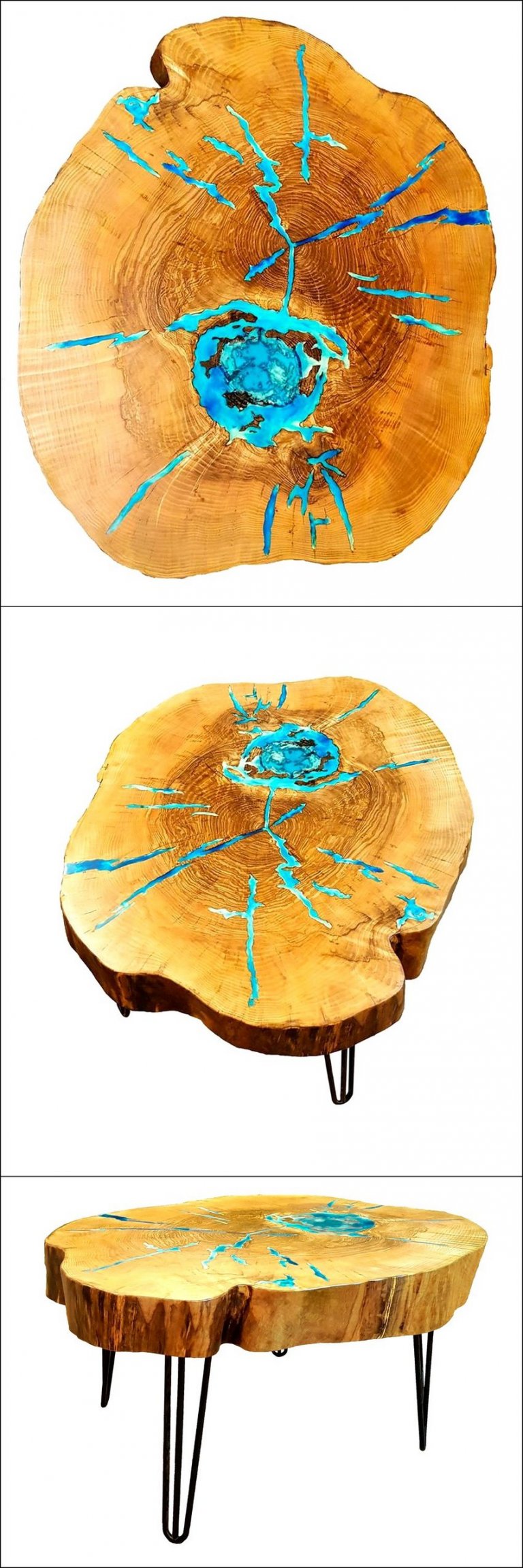 Stunning Design Ideas for Live Edge Tables | Upcycle Art