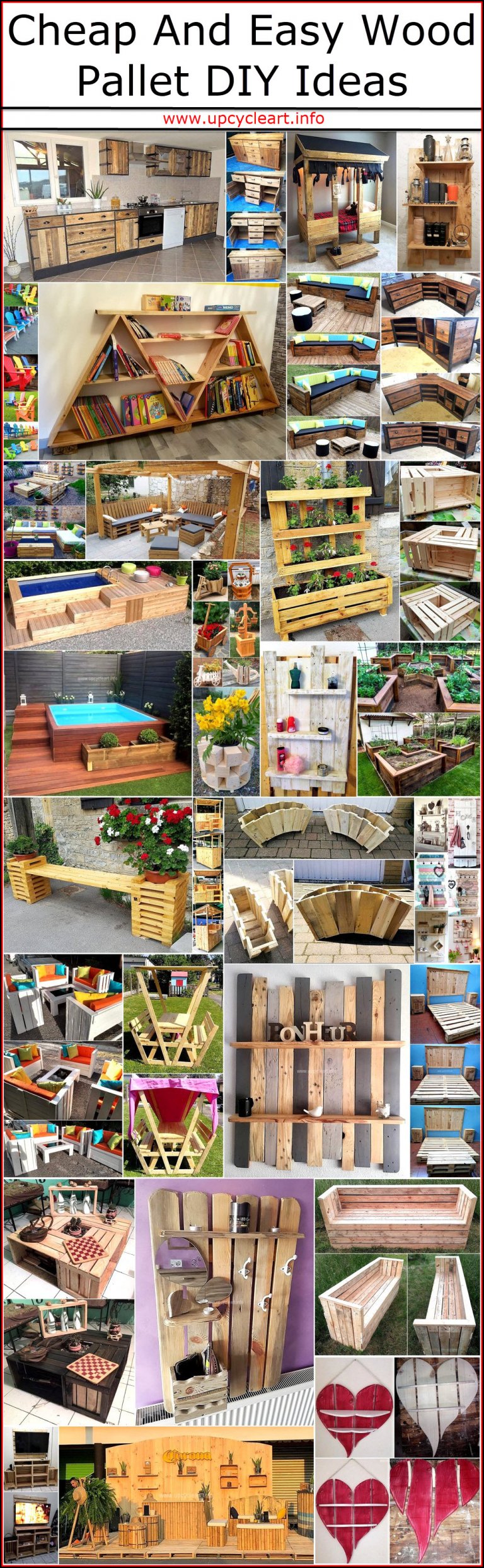 Cheap And Easy Wood Pallet DIY Ideas | Upcycle Art