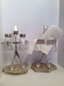 Scrap Metal Garden Decor Planters And Spoon Art Crafts Sculptures ...