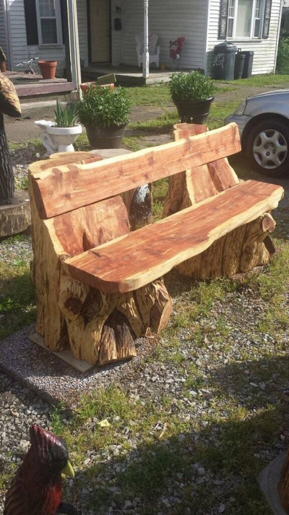 Handmade Wood Log Rustic Furniture Ideas | Upcycle Art