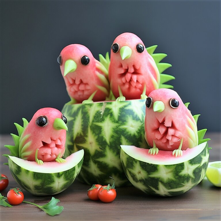 Creative Watermelon Carving Ideas: Turning Fruit into Art | Upcycle Art